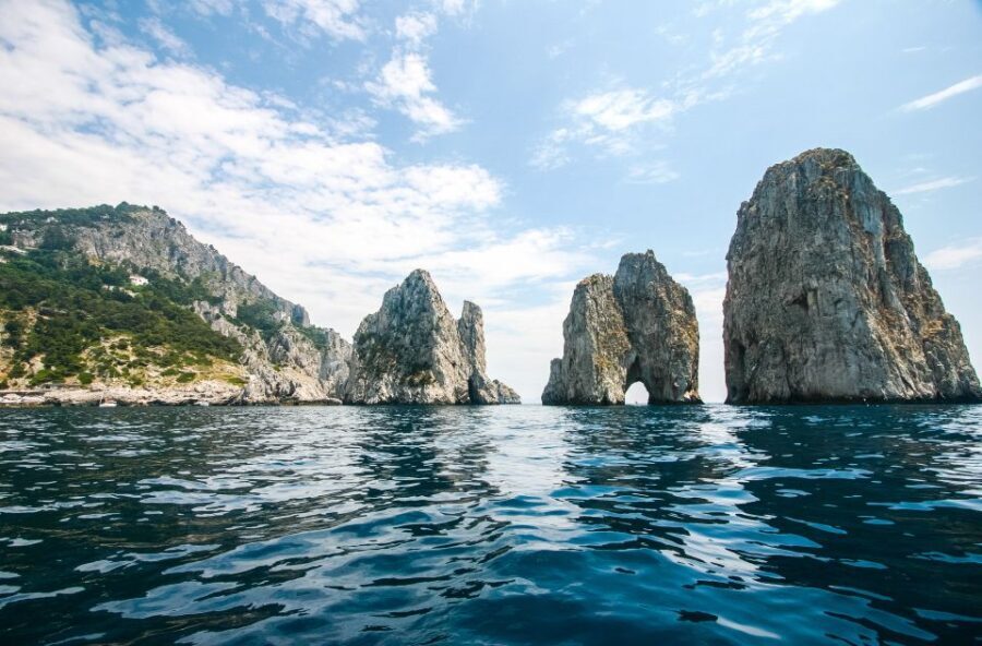 From Naples: Full day Capri Private Boat Tour - Lunch and land explorations