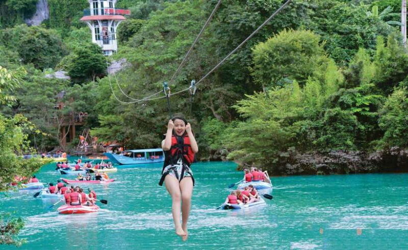 From Phong Nha/DongHoi: Paradise Cave and Zipline Dark Cave - Key Points