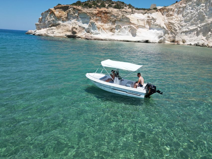 From Provatas Milos: Boat Rental to Kleftiko with Training - The Experience: What Really Makes It Special