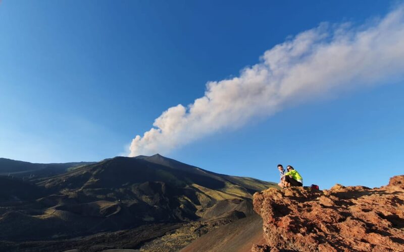 From Taormina: Etna Tour with Hiking, Cave Visit, & Tastings - Key Points