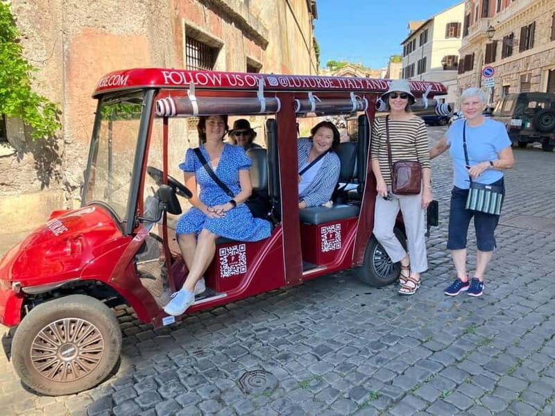 Golf Cart Tour: Highlights of Rome - Detailed Breakdown of the Itinerary