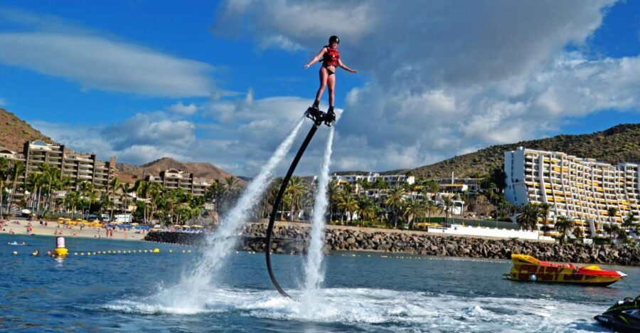 Gran Canaria: Flyboard Session at Anfi Beach - The Learning Curve and Safety
