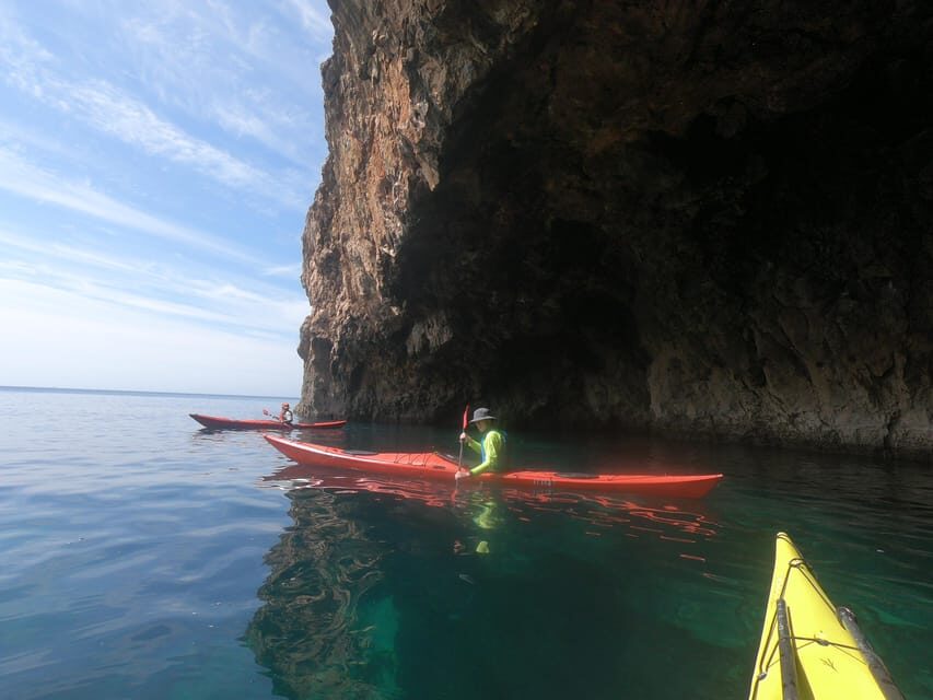 Guided sea kayaking adventures in the south western Algarve - Value and Practical Considerations