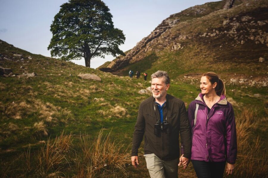 Hadrian's Wall & Roman Britain 1-Day Tour from Edinburgh - Walking Along the Roman Wall