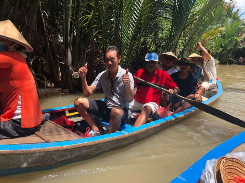 HCM:Mekong Delta 4 Islands Boat Tuk Tuk Try KhotCake Cooking - Key Points