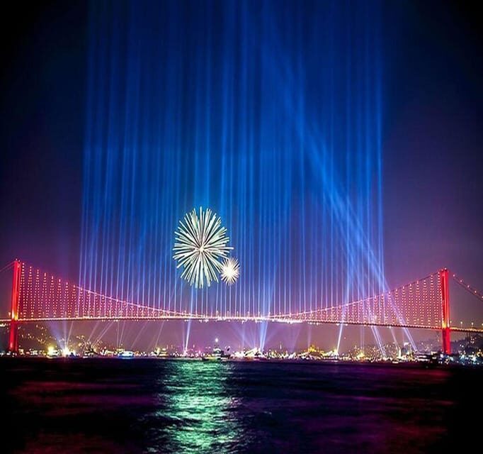 Istanbul: New Year's Eve Bosphorus Dinner Cruise Party 2026 - Dining and beverages