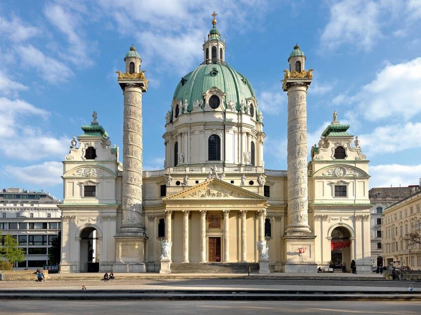 Karlskirche Entry Ticket with Panoramic Terrace Access - Exploring the Treasury and Church Model