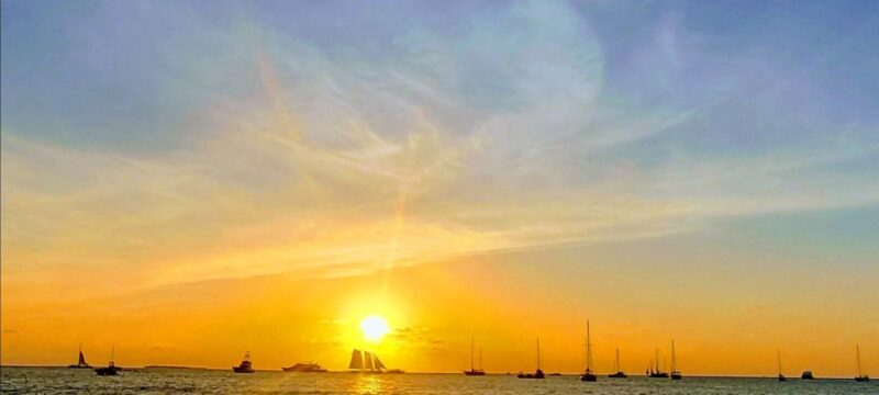 Key West: Private Tiki Boat Sunset Cruise - Key Points