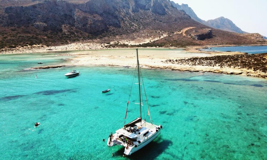 Kissamos: Balos & Gramvousa Luxury Catamaran Sailing Cruise - The First Stop: Balos Lagoon — A Slice of Paradise