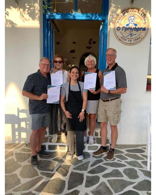 Kourounochori, Naxos : Gregory's Traditional Cooking Class - Evaluating the Value