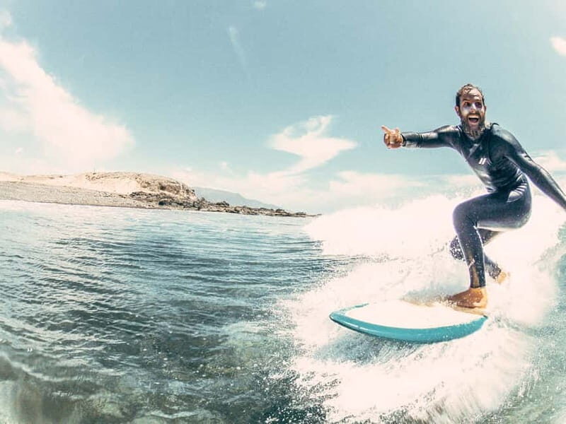 La Pared: Classic Surf Lesson in the South of Fuerteventura - The Day in Detail