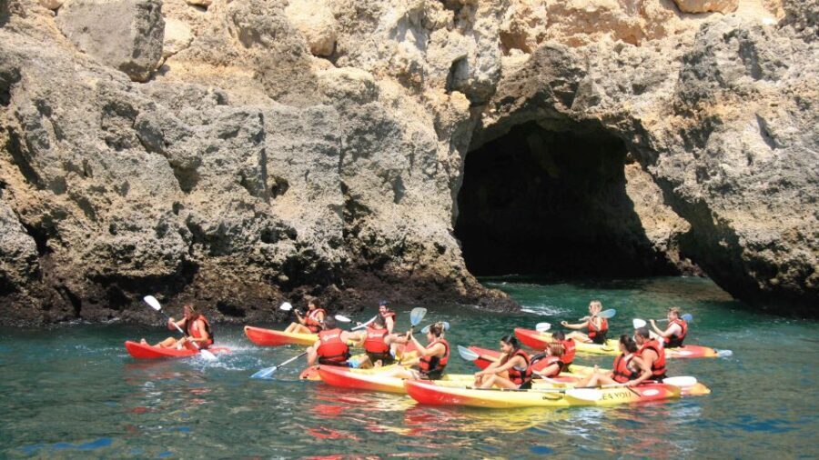 Lagos Kayak Adventure - The Grottoes and Cliffs