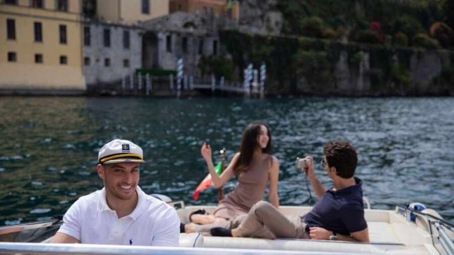 Lake Como: Private Southwest Coast Boat Tour - The Itinerary in Detail