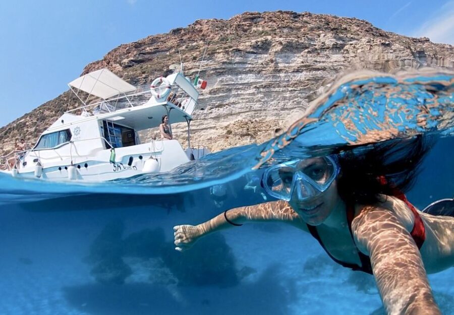 Lampedusa: Boat Tour with Lunch Sapore di Mare - The Itinerary in Detail