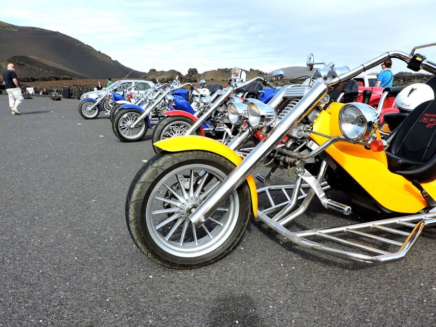 Lanzarote: three wheeler trike tour for three people - What’s Included and What to Consider