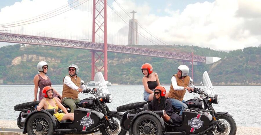 Lisbon : El Cristo-Rei Motorcycle Side-car Tour - The View from the Christ the King Sanctuary