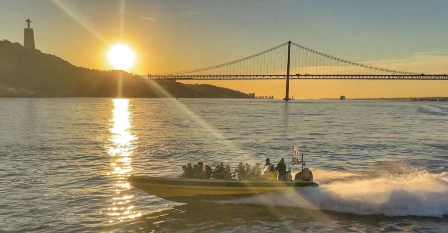 Lisbon Speedboat Sunset with Monuments Sightseeing - Major Landmarks on the Route