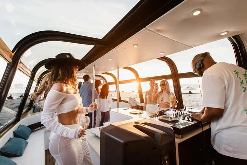 Lisbon: Sunset/Night Boat Party with Open Bar, Snacks & DJ - Detailed Itinerary Breakdown