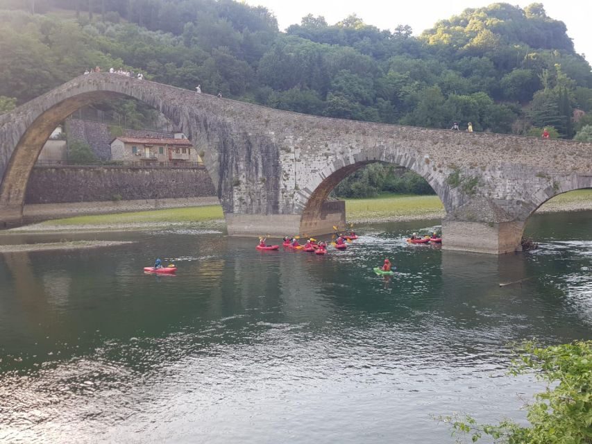 Lucca: aperirafting tour and finish on the Devil's Bridge - The Itinerary in Detail