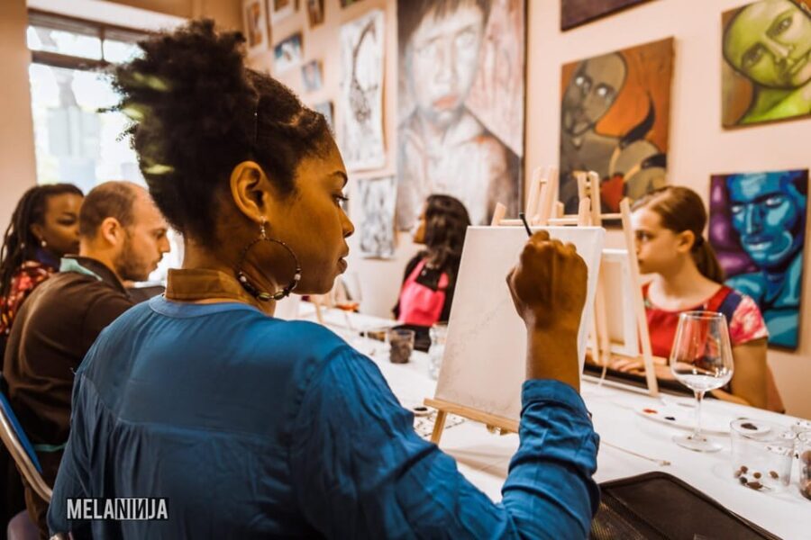 Madrid: Sip&Paint Workshop - What’s Included and What to Expect