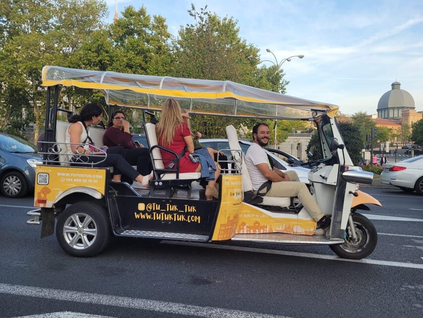 Madrid: Traditional Tour wh Private guide in yellow Tuk Tuk - The Landmarks and Stops in Detail