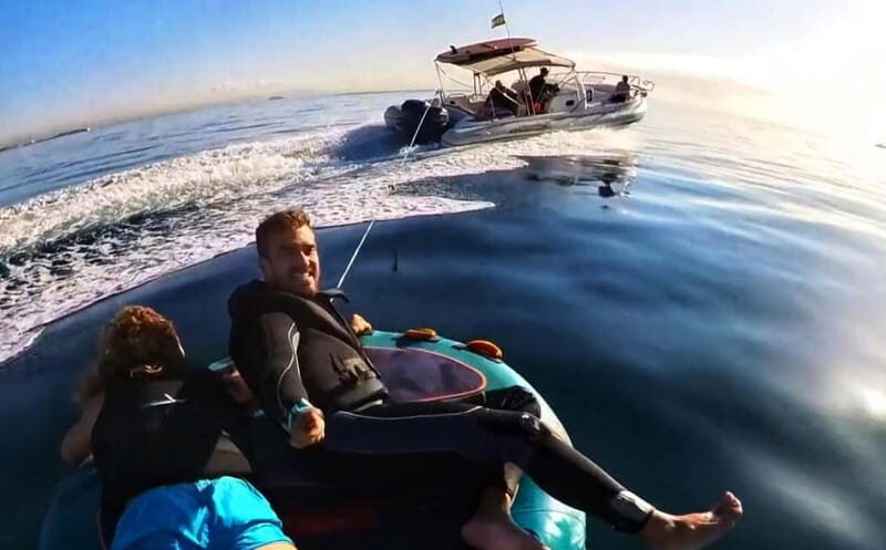 Mallorca: Private Watersports Boat. LUNCH Drinks SUP, Tubing - The Culinary Experience