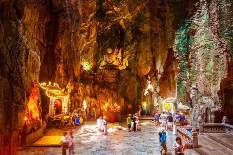 Marble Mountains-Monkey Mountains-Am Phu Cave Morning tour - Key Points