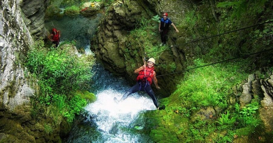 Megalo Papingo: Canyoning with Rappel Section A - Key Points