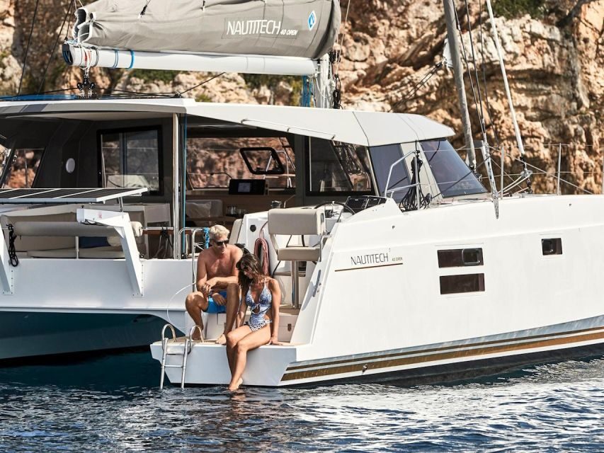 Milos: Private Half-Day Catamaran Cruise to Kleftiko Bay - Taking in Kleftiko’s Dramatic Landscape