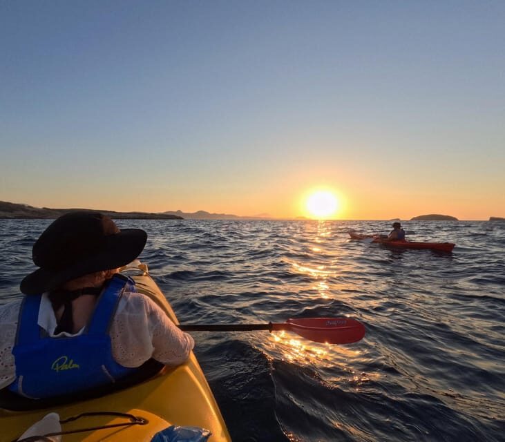 Milos: Romantic Semi Private Sunset Kayaking Tours - The Itinerary Breakdown