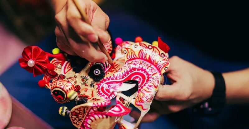 Mini Lion head decoration workshop - Discover the Art and Culture of Vietnam with a Mini Lion Head Decoration Workshop