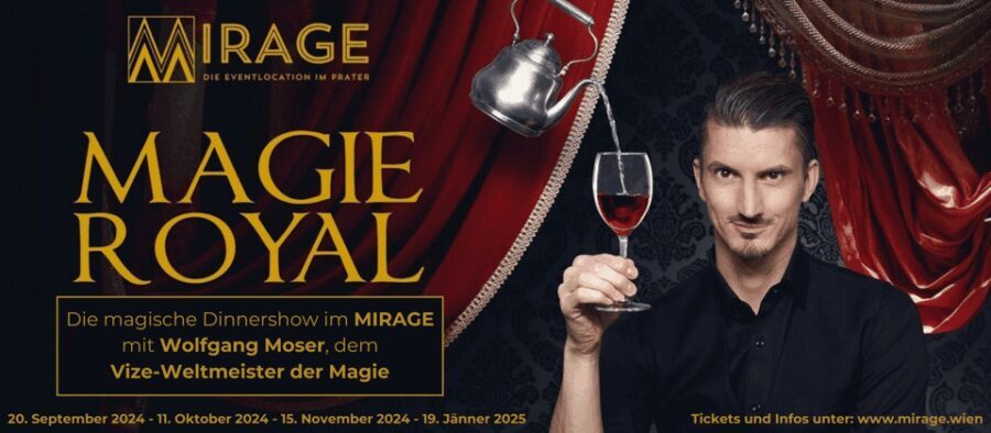 Mirage Vienna: Magic Royal - The magic dinner show with Wolfgang Moser - The Setting and Atmosphere