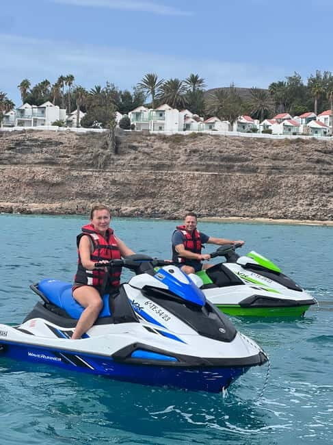 Morro Jable: Guided Jet Ski Safari (without license) - The Itinerary in Detail