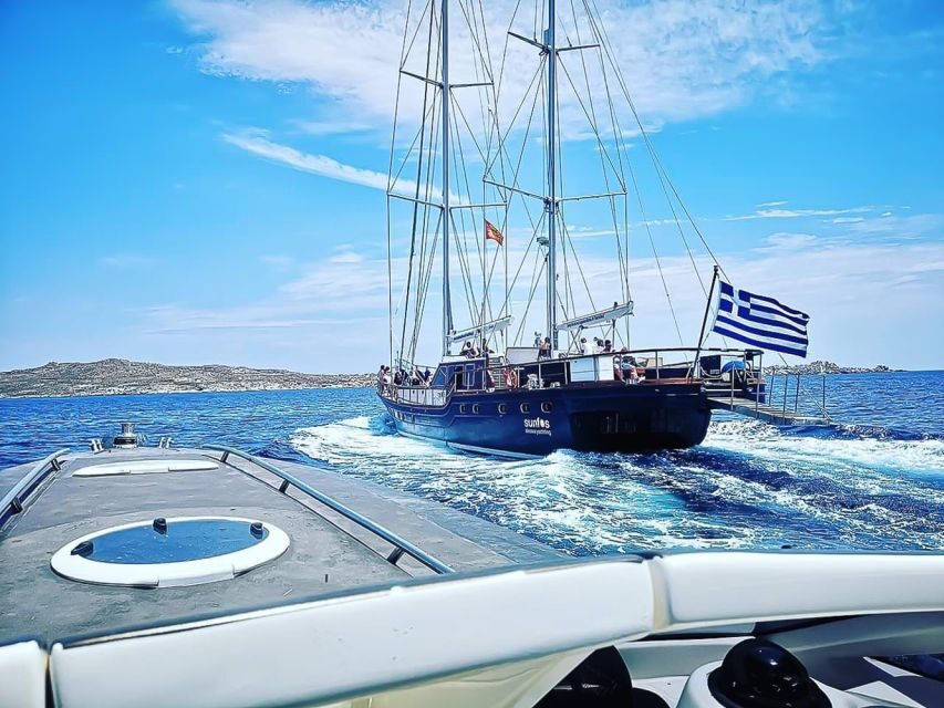 Mykonos: Yacht Cruise to Rhenia and Guided Tour of Delos - Exploring Rhenia: Peace, Swimming, and Snorkeling