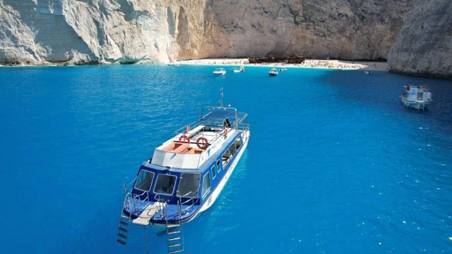 Navagio bay White Beach West Coast Porto Vromi Anafonitria - What You Can Expect from the Tour