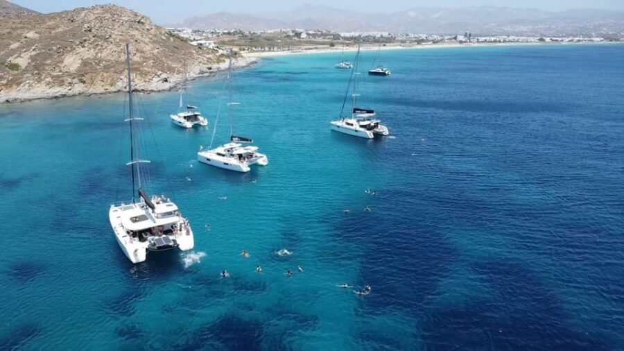 Naxos: Private Sunset Catamaran Cruise with Dinner - Authentic Experience with a Touch of Luxury
