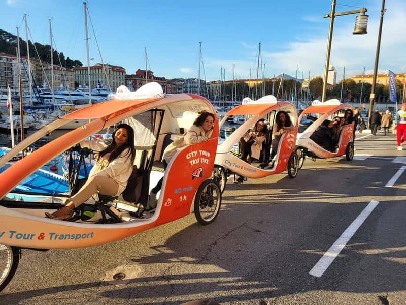 Nice : visite guidée 1h30 en TukTuk avec guide Nicois. - Key Points