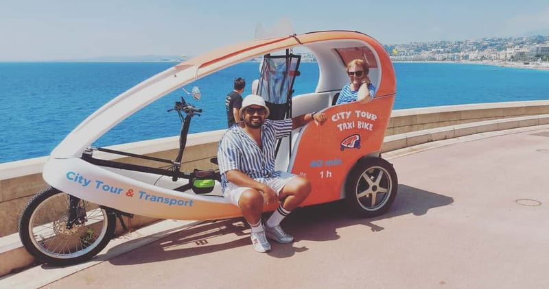 Nice : Visite guidée privé 40min en pouss pouss électrique. - An In-Depth Look at the Nice Electric Pedicab Tour