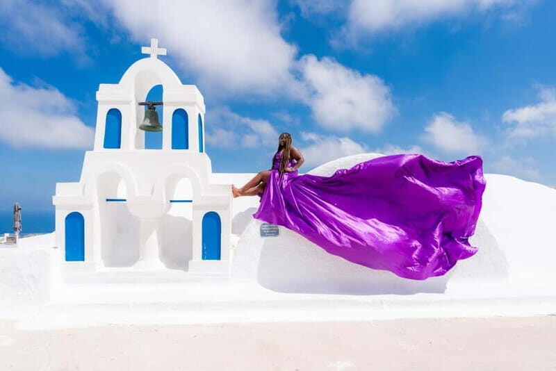 Oia: Santorini Photoshoot with Flying Dress Rental Option - The Quality and Value of the Photos