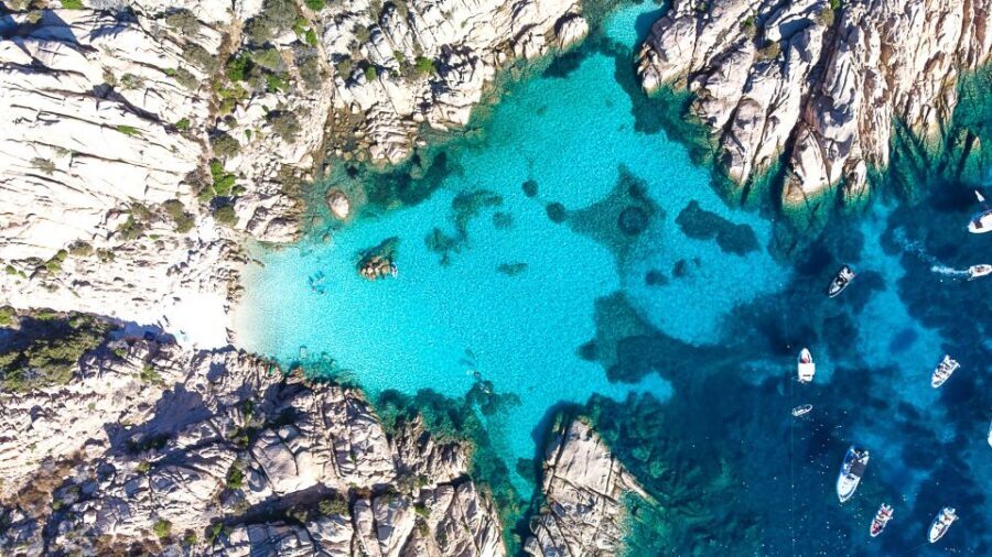 Palau: La Maddalena Archipelago and Caprera Island Boat Tour - Iconic sites: Pink Beach and Cala Coticcio