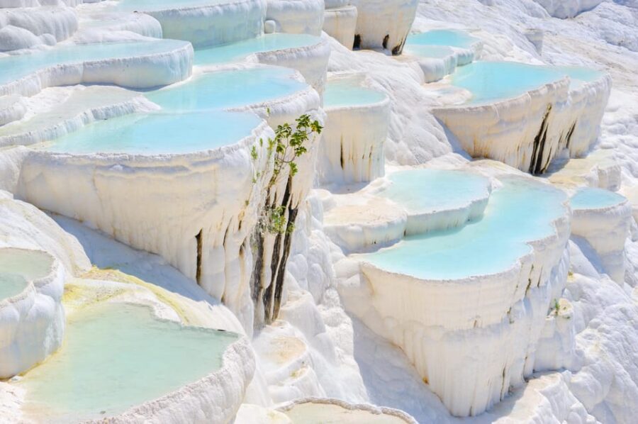 Pamukkale Day Tour from Kusadasi with drop-off in Antalya - Transportation and Group Size