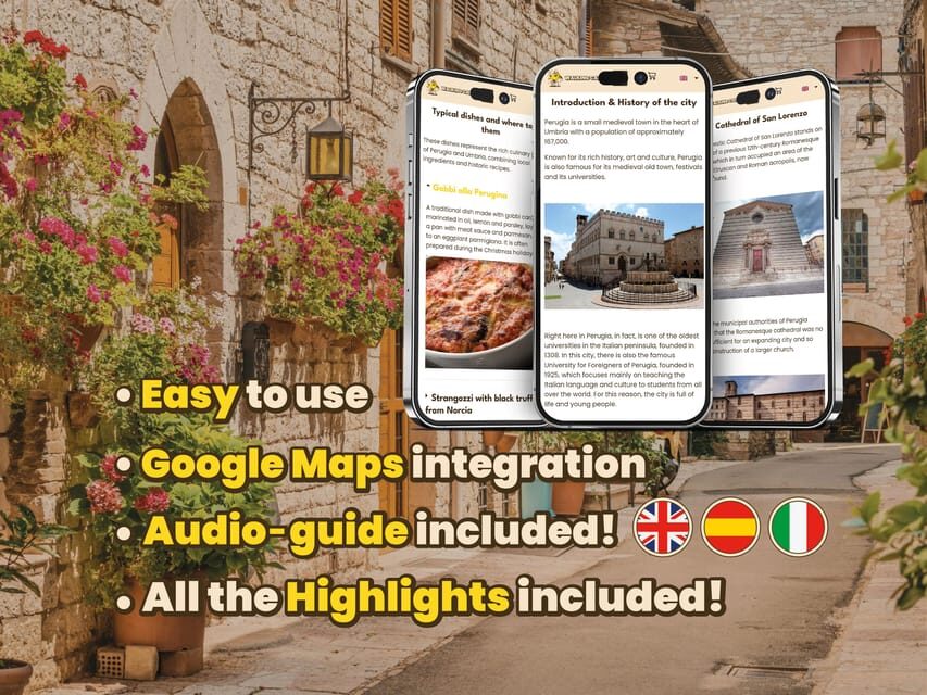 Perugia: Digital guide made with a Local for your tour - In-Depth Review: Why This Digital Tour Works Well