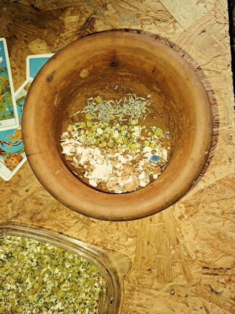 Plants and natural elements for Witchcraft and Tarot - How the Tour Unfolds Day-by-Day