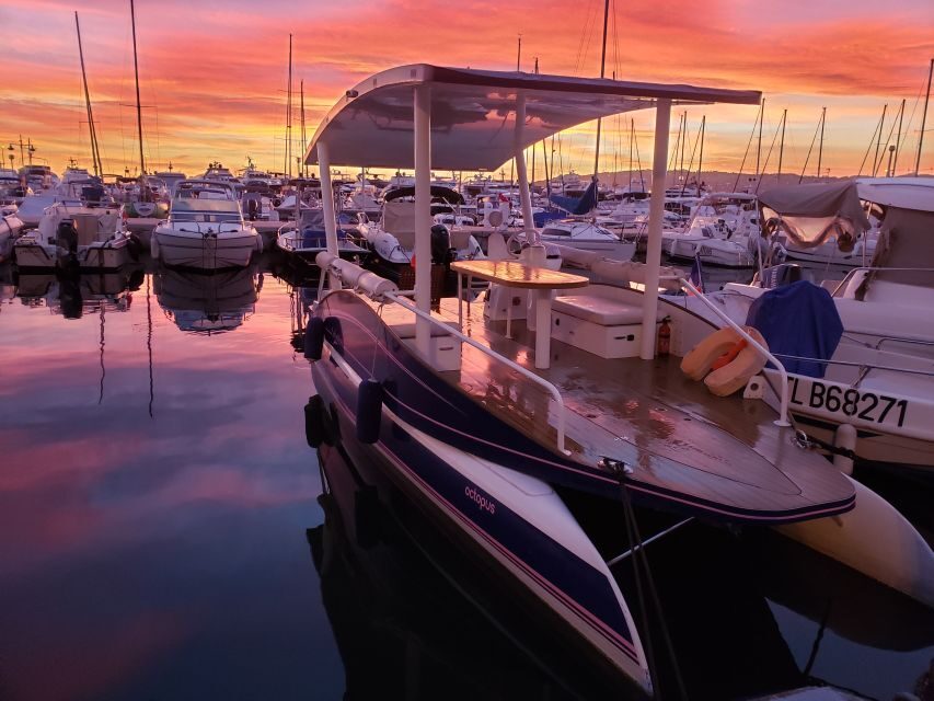 Private catamaran trip in the Bay of Juan les Pins at sunset - What Past Travelers Say