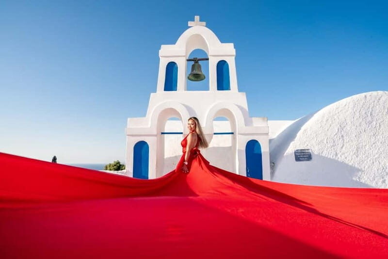 Private Flying Dress Photoshoot Santorini - Who Will Love This Experience?