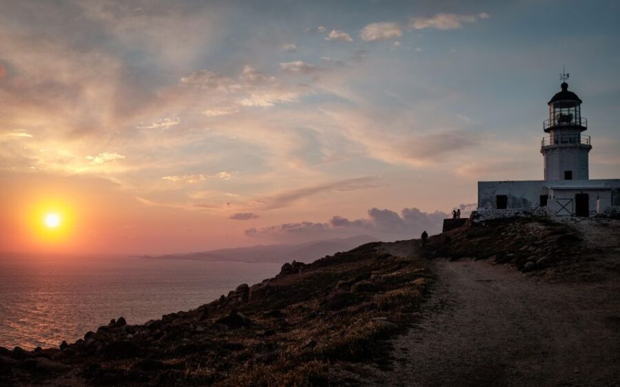 Private Transfer: Mykonos Windmills to your Villa-mini van - The Route & Experience