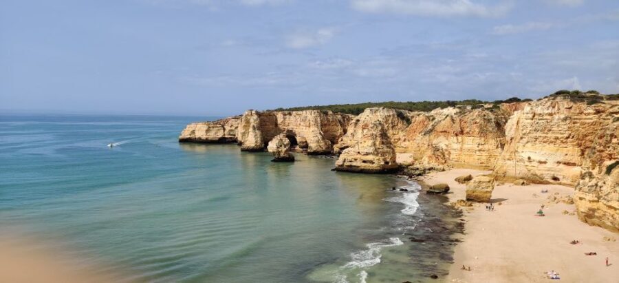 Quarteira: Sunset Lovers Algarve Coast Cliffs Tour at Galé - The Itinerary Breakdown