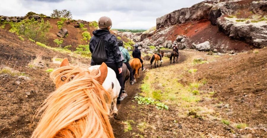 Reykjavik: Red Lava Horse Riding Tour - An Authentic Icelandic Ride through Volcanic Terrain