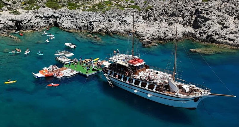 Rhodes: Gulet Trip with Food, Drinks, SUP, Kayak & Swimming - The Food and Drinks Experience