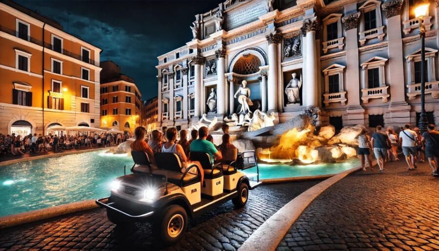 Roma: Golf Cart Night Tour - What’s Included and What’s Not